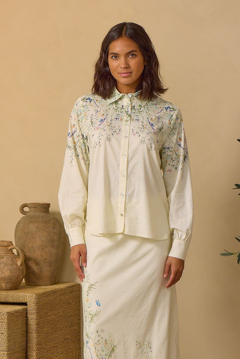 ofd placement print blouse – The Gallery Collection